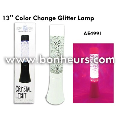 13 LED COLOR CHANGE GLITTER LAMP | Taiwantrade
