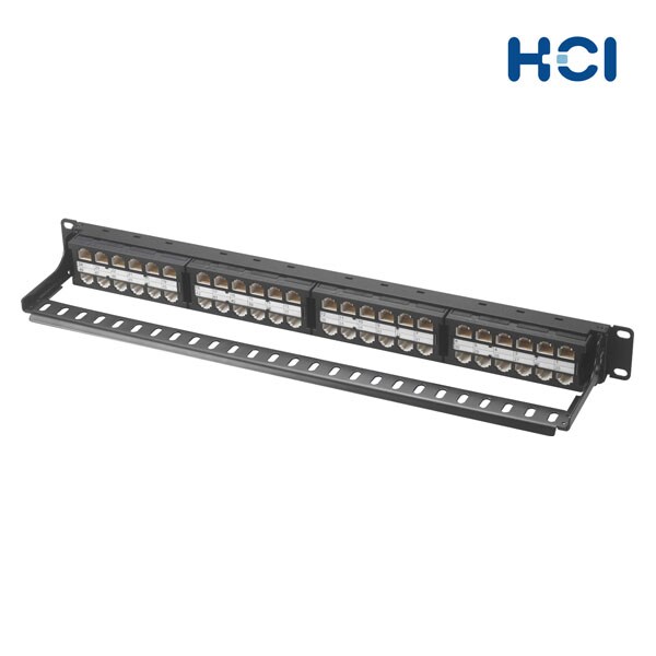 Patch Panel 1U 48-Port UTP Feed-Through Panel | Taiwantrade