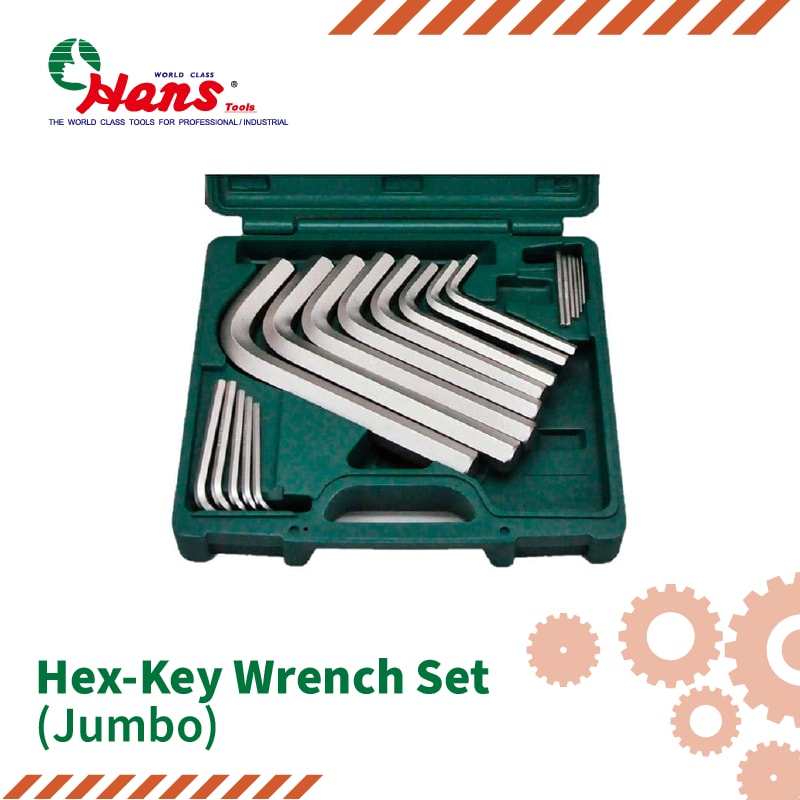 Hans Tools® Hex-Key Wrench Set (Jumbo), Hex Wrenches, L-Shaped Hex ...