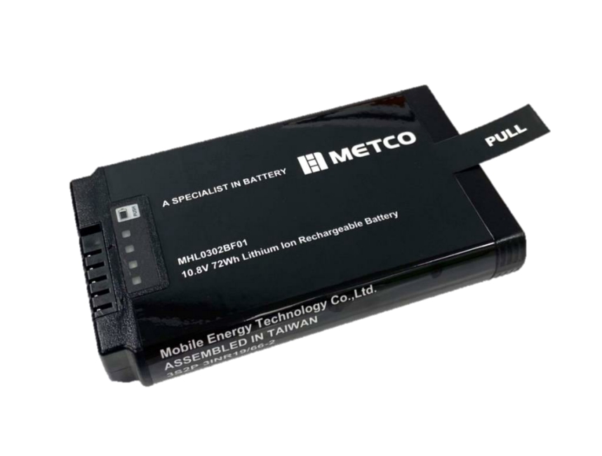 METCO MHL0302BF01 - Li-ion Battery Pack 10.8V / 6.4Ah | Taiwantrade