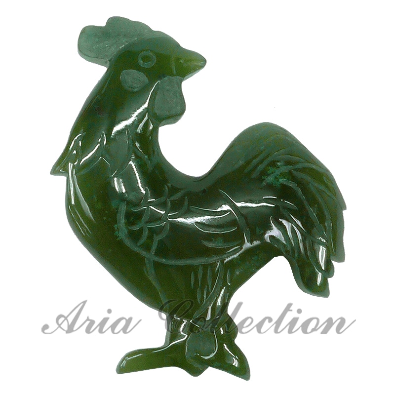 Jade rooster brooch | Taiwantrade