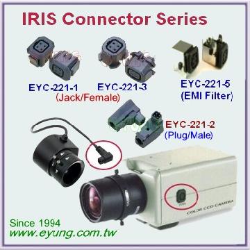 Auto IRIS Connector , IP Camera IRIS Jack & Plug , IP Camera 4Pin IRIS ...
