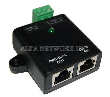 ALFA APOE03 Single-Port Passive Gigabit Redundant PoE Midspan/Injector ...