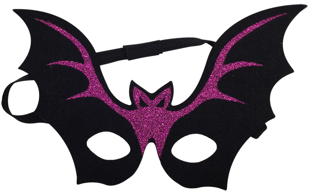 Halloween Glitter Bat Mask_Party Wear Accessories Supplier ...