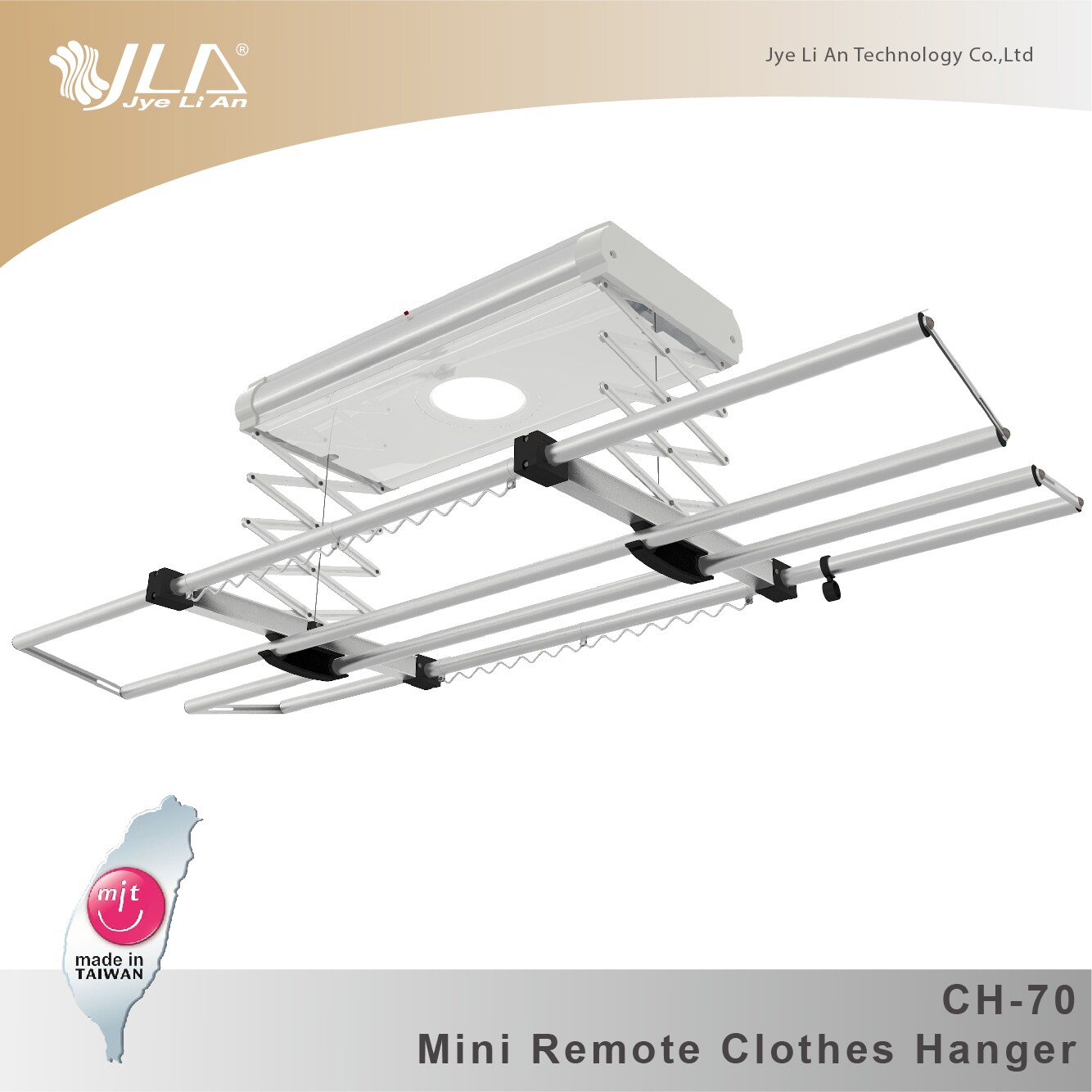 JLA mini electric clothes hanger with remote control CH-70 | Taiwantrade