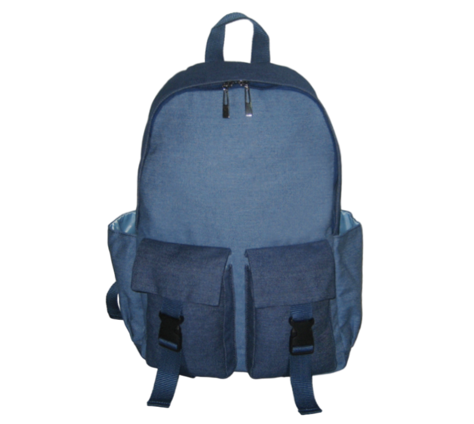 Denim Backpack with Multiple Pockets and Dual-Purpose Carry | Taiwantrade