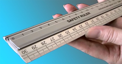 Safety Ruler, Safety Cutting Ruler | Taiwantrade.com