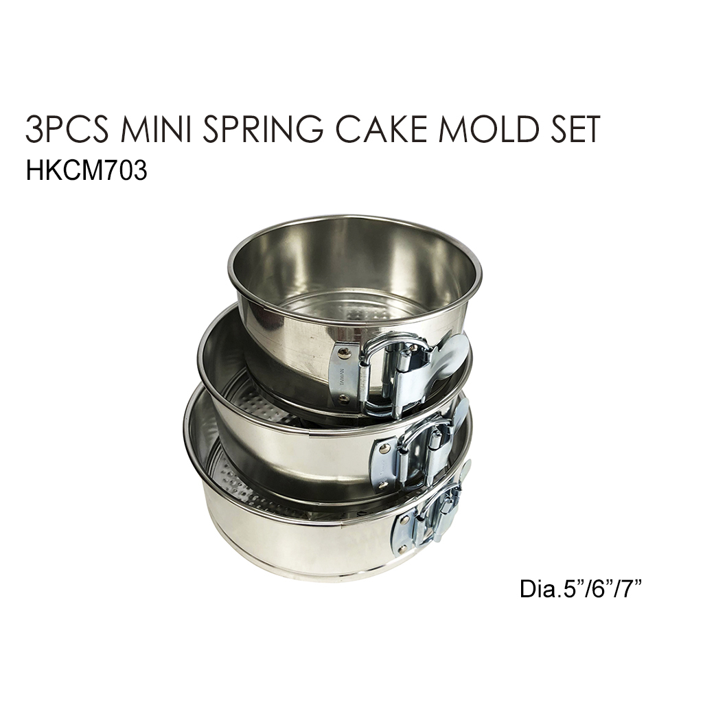 3PCS MINI SPRING CAKE MOLD SET | Taiwantrade