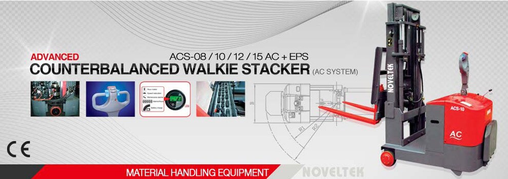 NOVELTEK Counterbalanced Walkie Stacker 800KG | Taiwantrade
