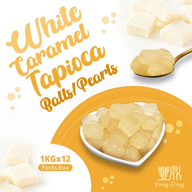 Fong Ding-White Caramel Tapioca Balls/ White Caramel Tapioca Pearls ...