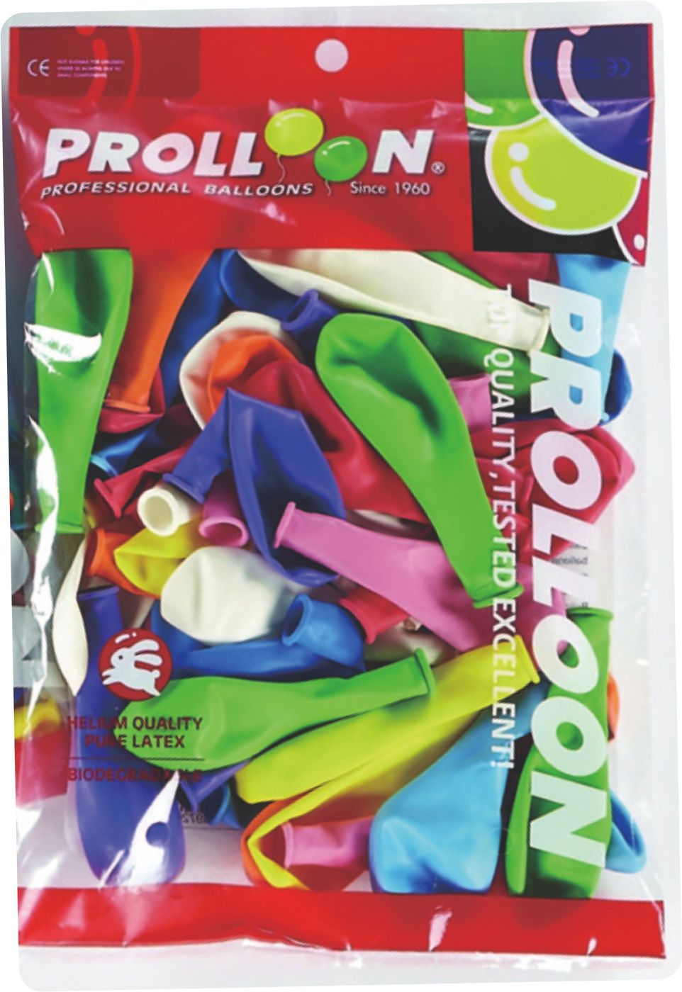 10 inches Bag of Balloons - 72 ct. Assorted Color Latex Balloons ...