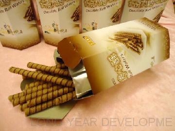 Chocolate Roll Wafers, Starwberry Roll Wafers, Seaweed and milk Roll ...