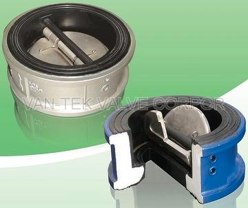 Dual plate Water Type Check Valve FULL RUBBER Style | Taiwantrade