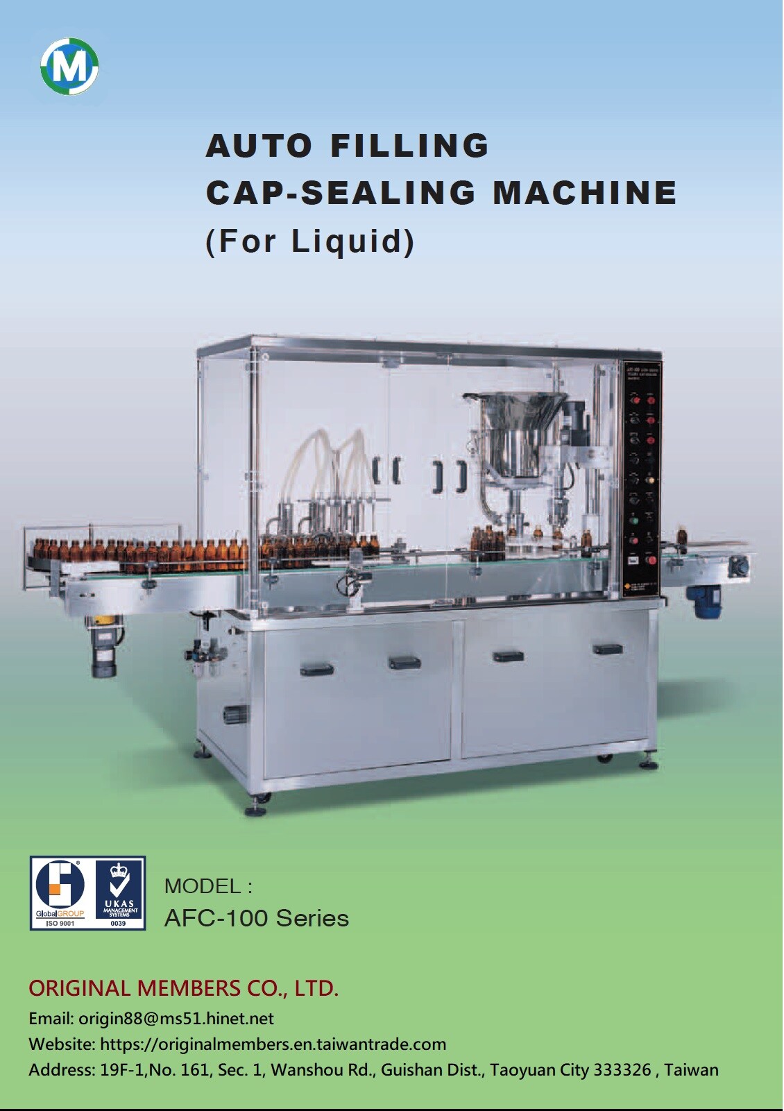 Auto Filling Cap-Sealing Machine | Taiwantrade.com