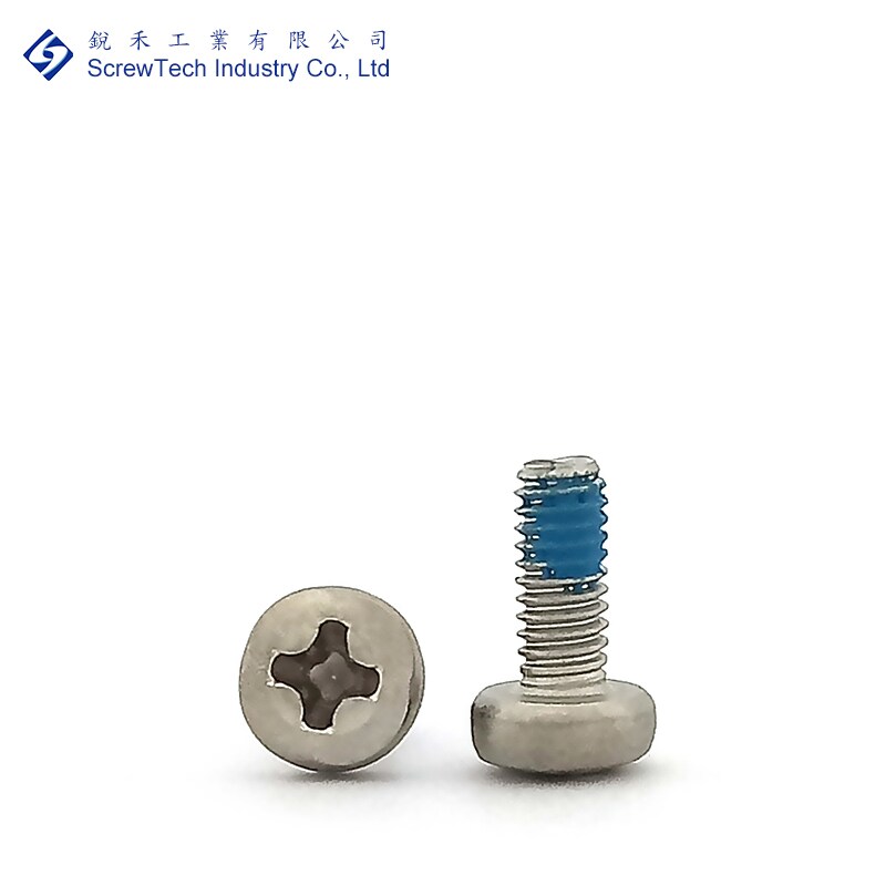 【ScrewTech】Pan Head, Phillips, M2.5x6, Machine Screw, Nylon Patch ...