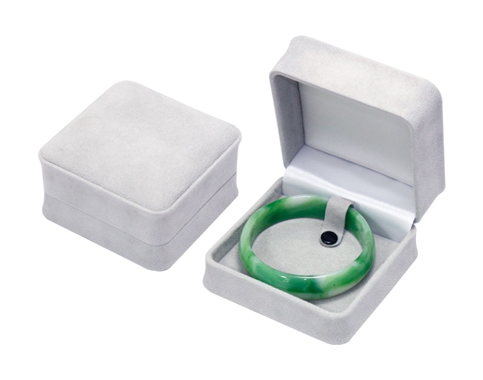 Custom Grey Pigpel Bangle Box | Taiwantrade