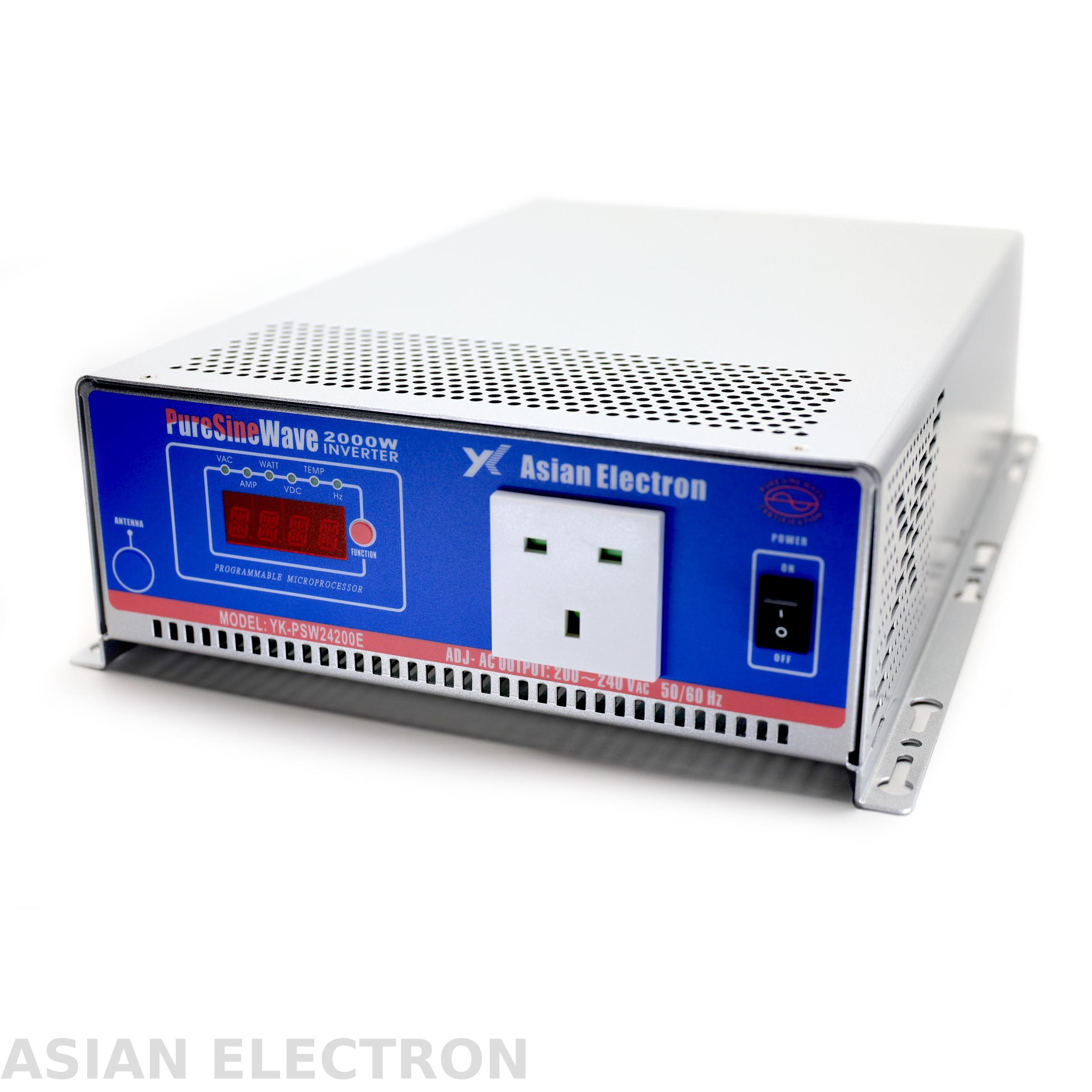 PSW series - 2000W DC to AC Pure Sine Wave Inverter with Digital ...