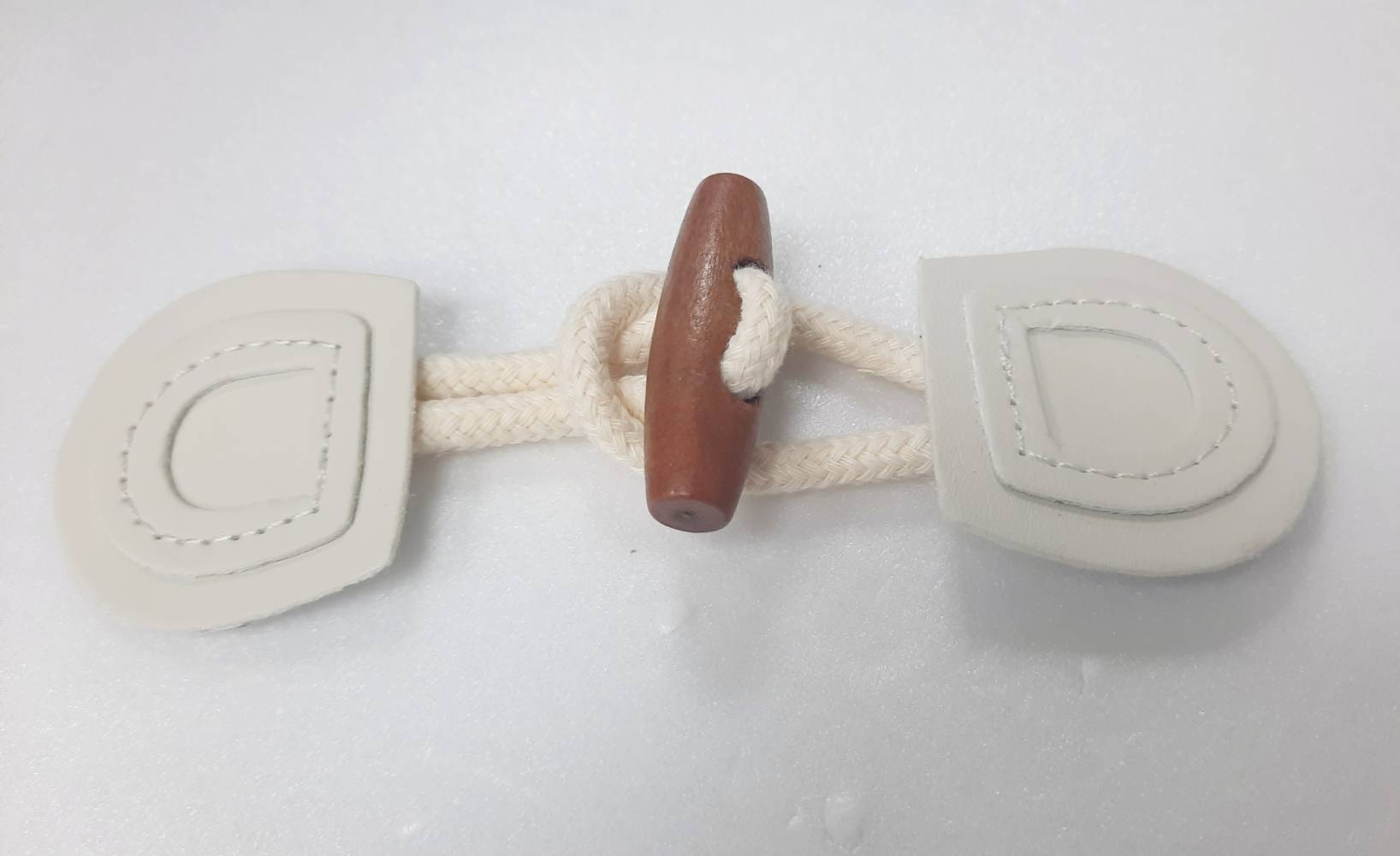 leather with wooden toggle closure | Taiwantrade