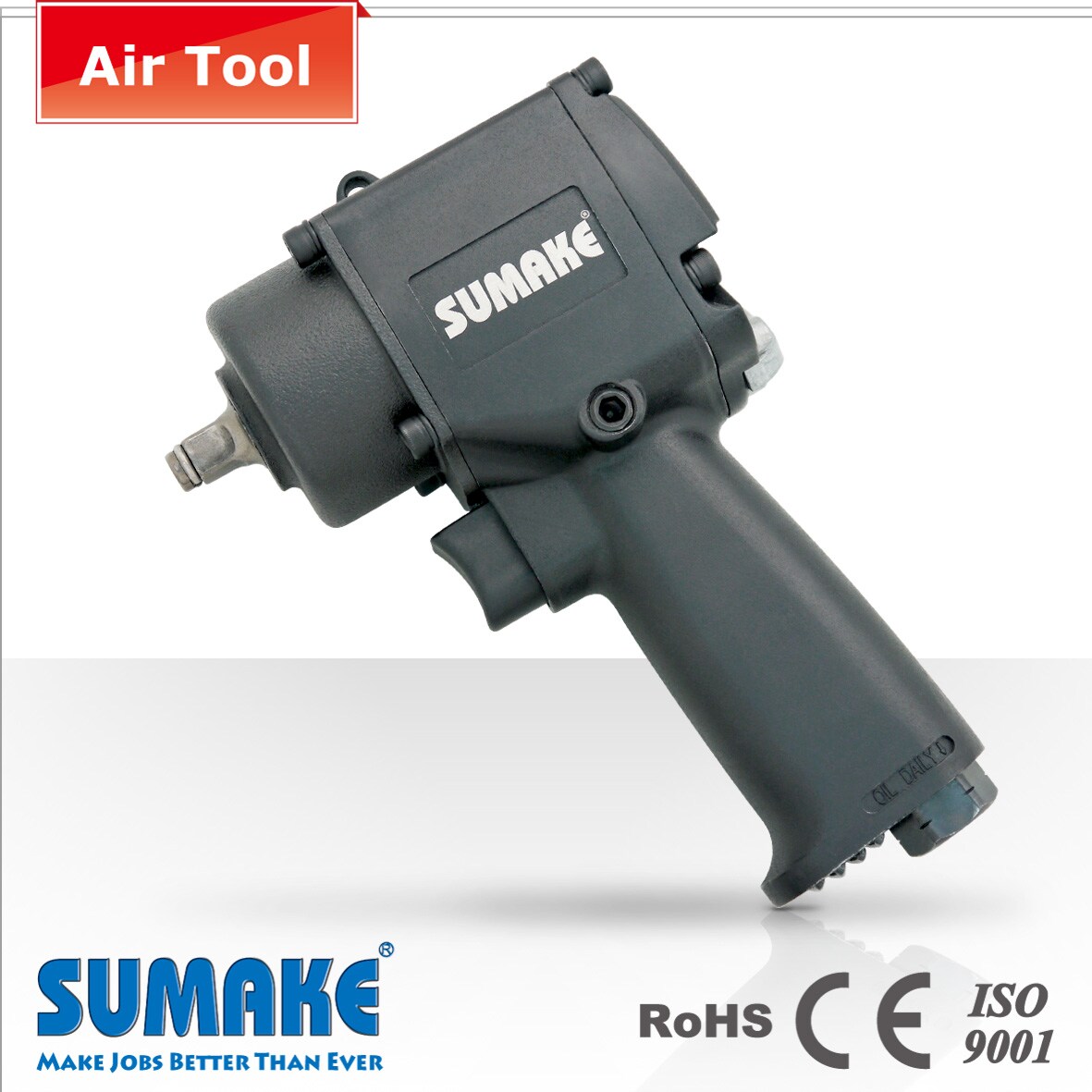 3/8" SUPER MINI AIR IMPACT WRENCH (TWIN HAMMER), POWER TOOL, HAND TOOL ...