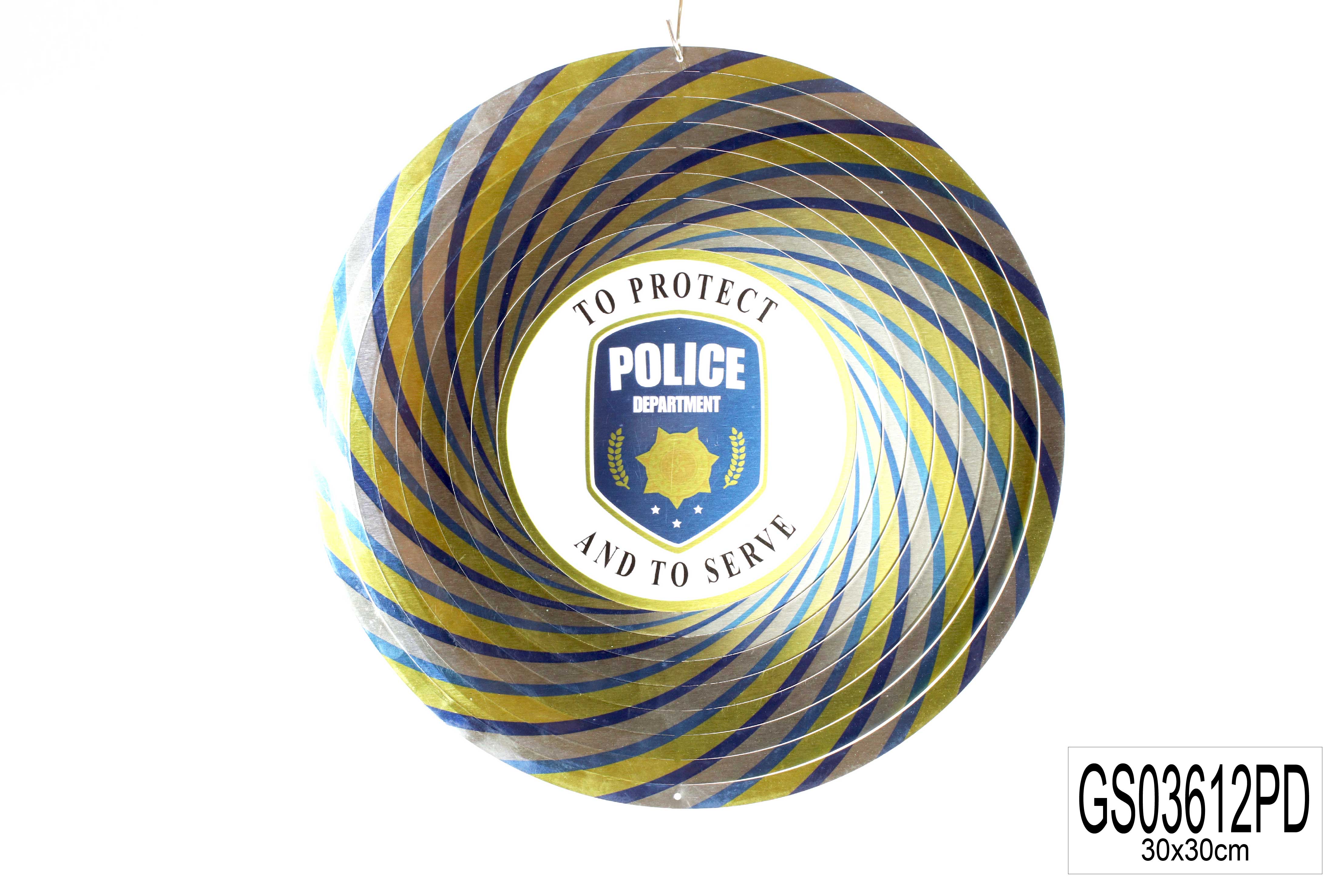 12" High Quality Garden Decor Wind Spinner | Military & Police Series ...