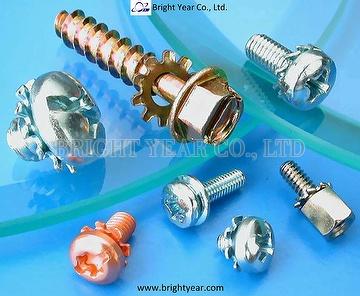 SCREW WITH EXTERNAL/INTERNAL TOOTH LOCK WASHER, SEMS SCREWS, SCREW AND ...
