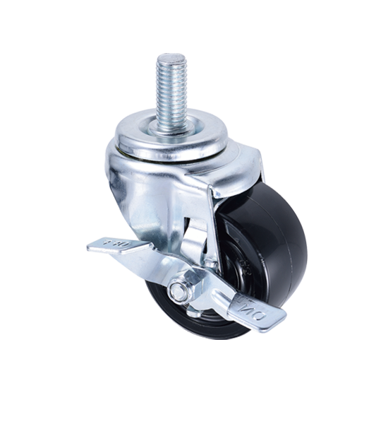 PA6 Retractable Screw Type Adjustable Caster Wheels Heavy Duty ...