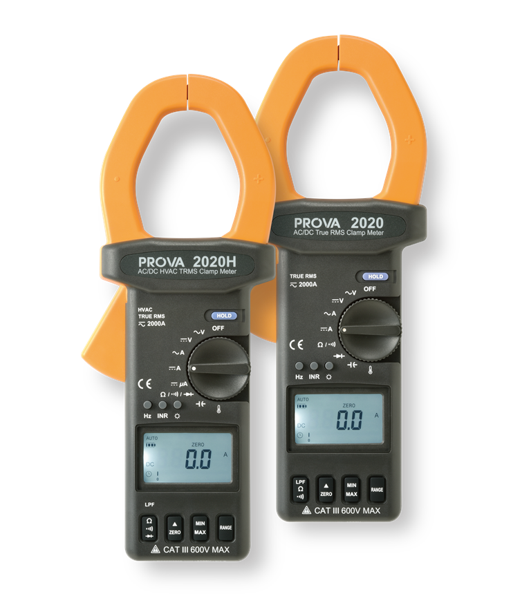 AC/DC True RMS Utility Clamp Meter / HVAC and Utility TRMS Clamp Meter ...