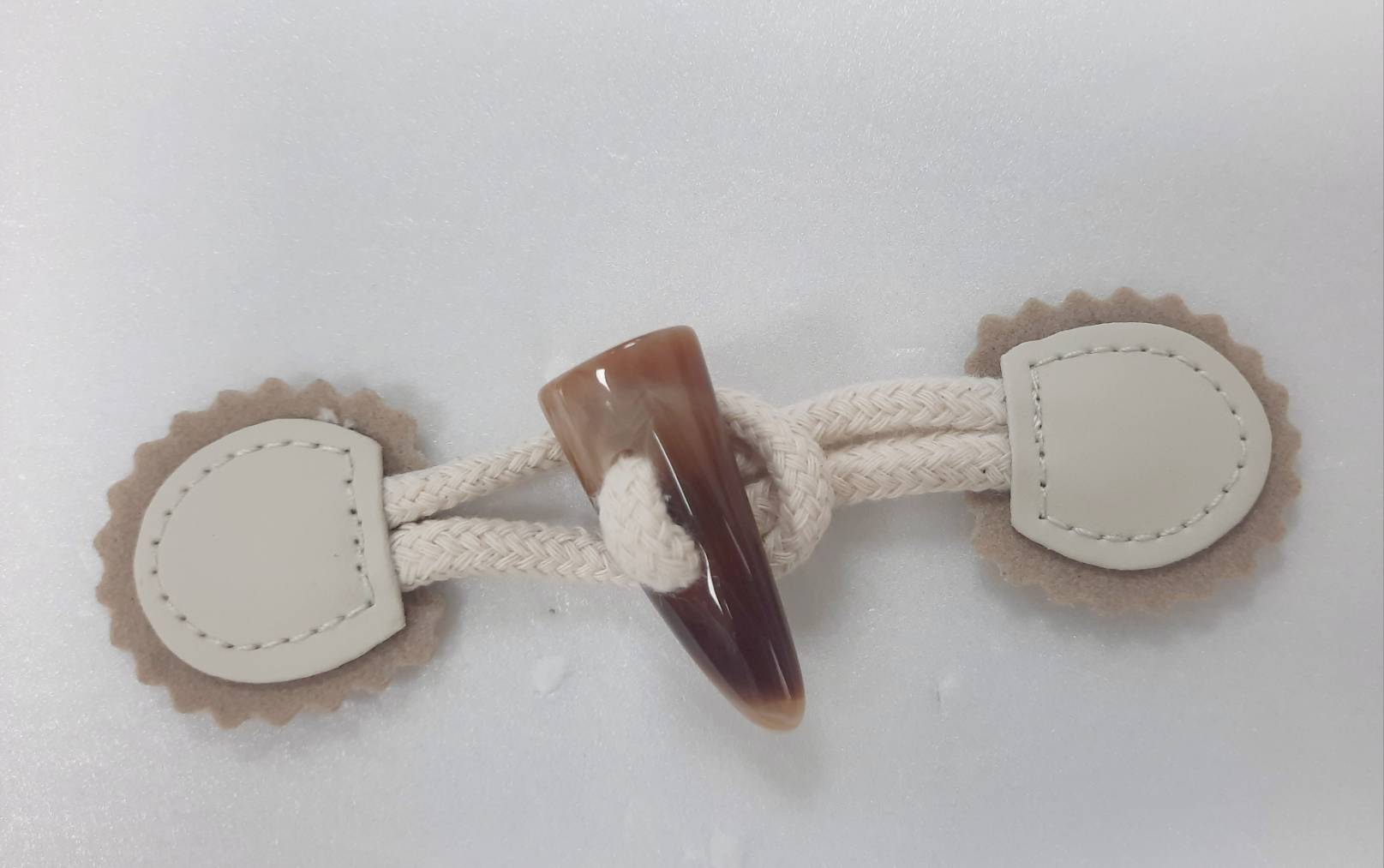 leather with polyester toggle closure | Taiwantrade