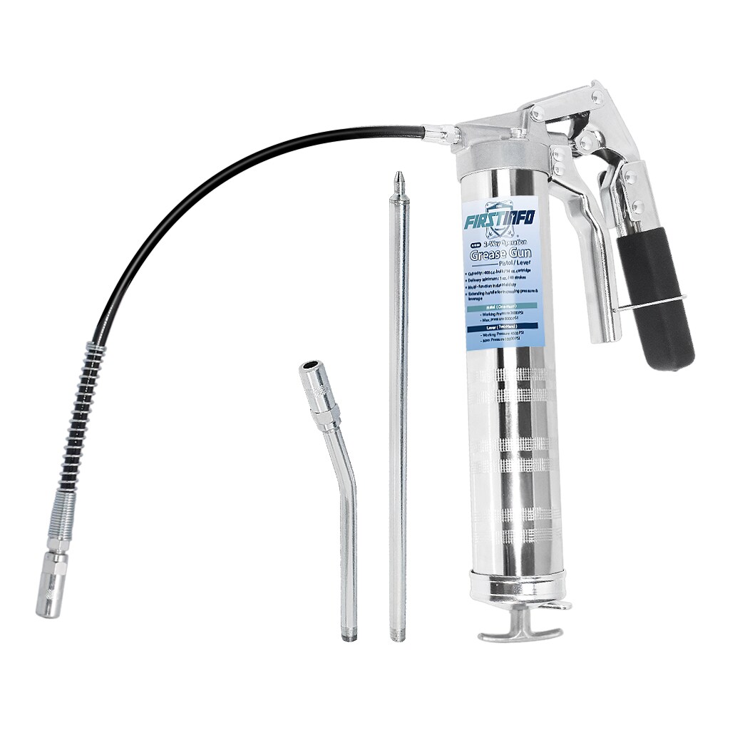 【FIRSTINFO】Manual Grease Gun with Two-Way Operated Pistol Grip/Lever ...