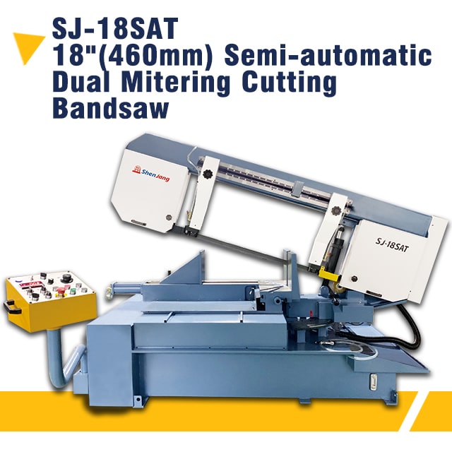 18" Semi-automatic Bandsaw, Angle Cutting | Taiwantrade