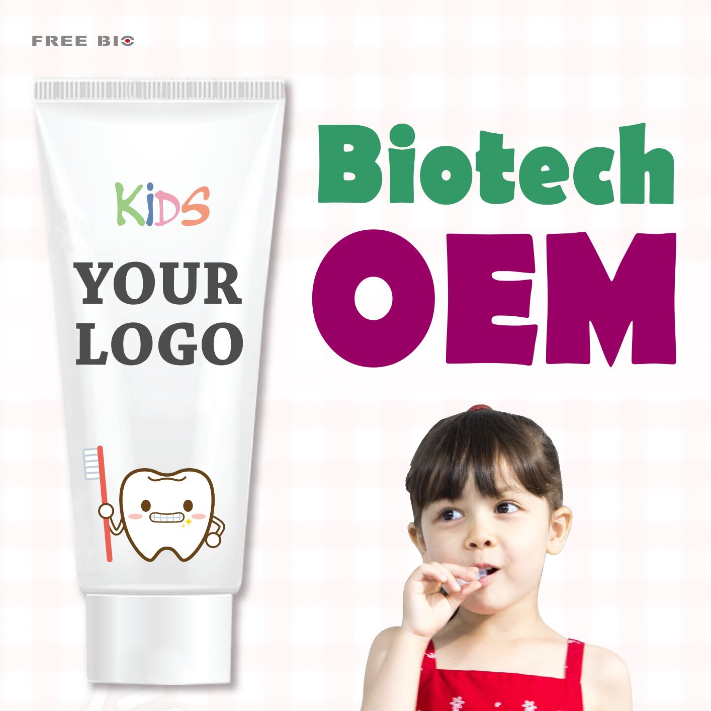 Premium Brand The Best Children's Toothpaste Private Label Service ...