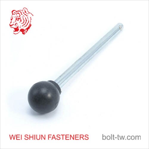 Pin zinc plated steel plastic ball head locking pin | Taiwantrade