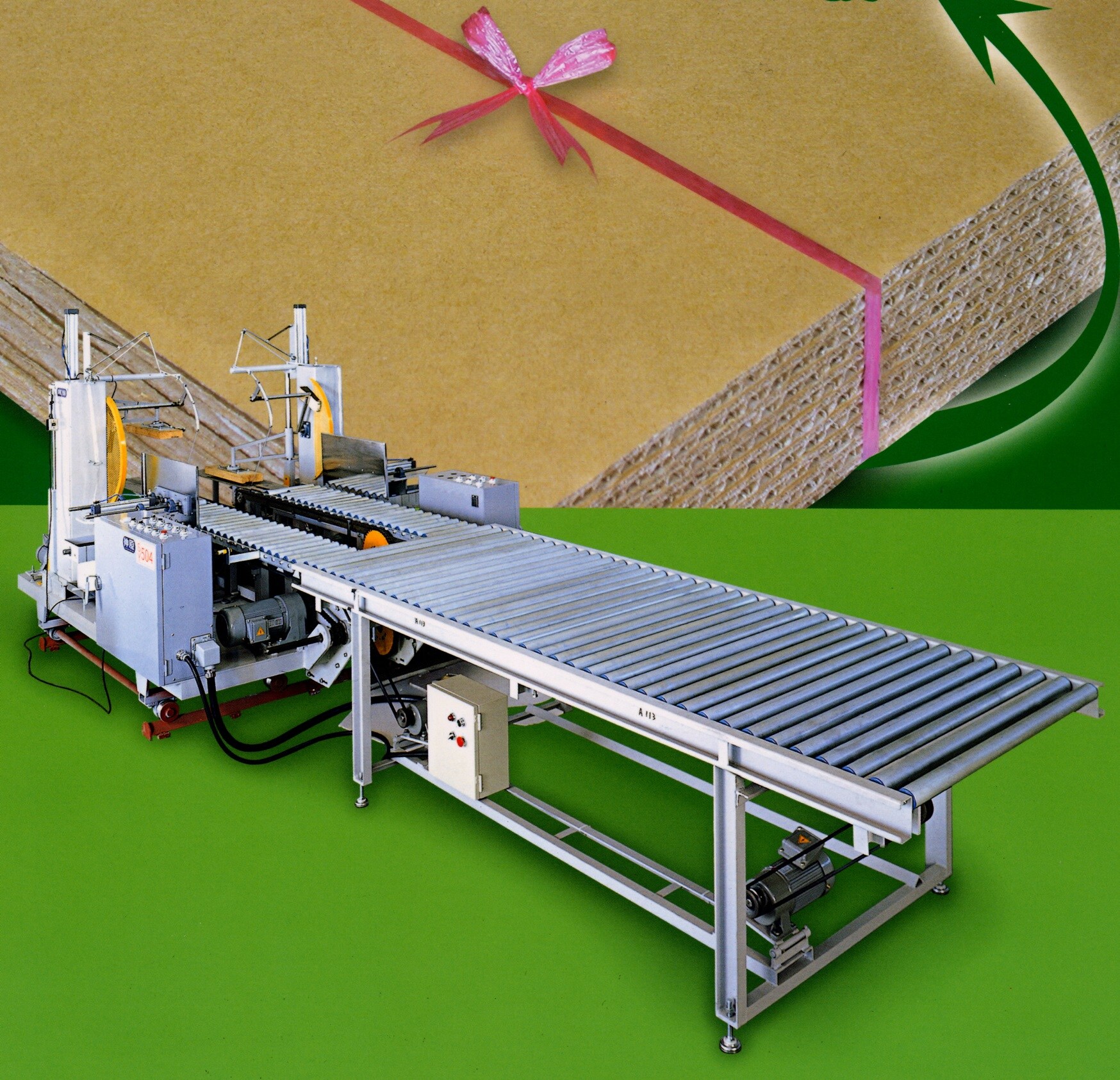 Twin head Tying machine, Auto Bundling Machine,Paper-box machinery ...