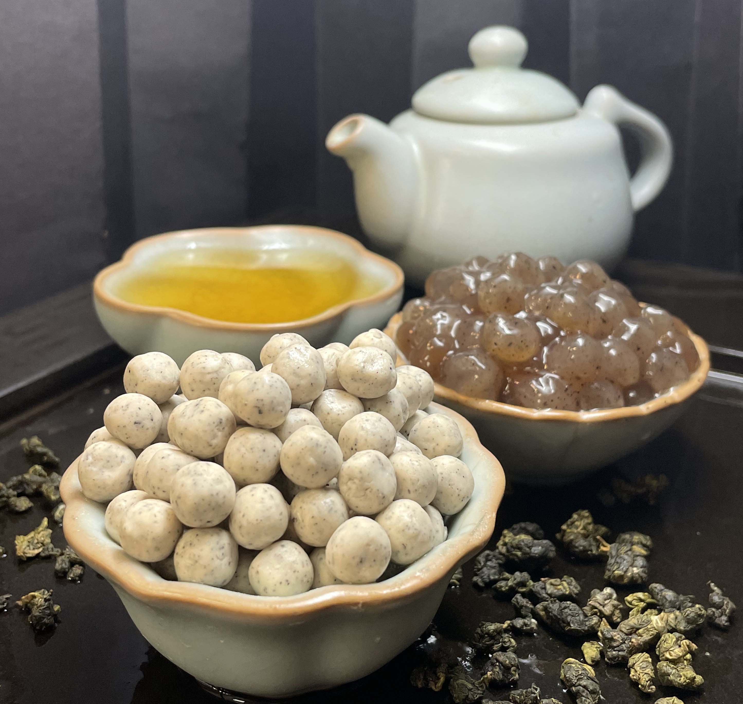 Oolong Tea & Four Seasons Spring Tea Tapioca Balls (Tapioca Pearls ...