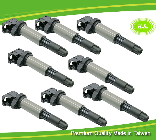 8 PCS Ignition Coil For BMW E60 E61 E64 540i 650i E53 X5 750i N62 ...