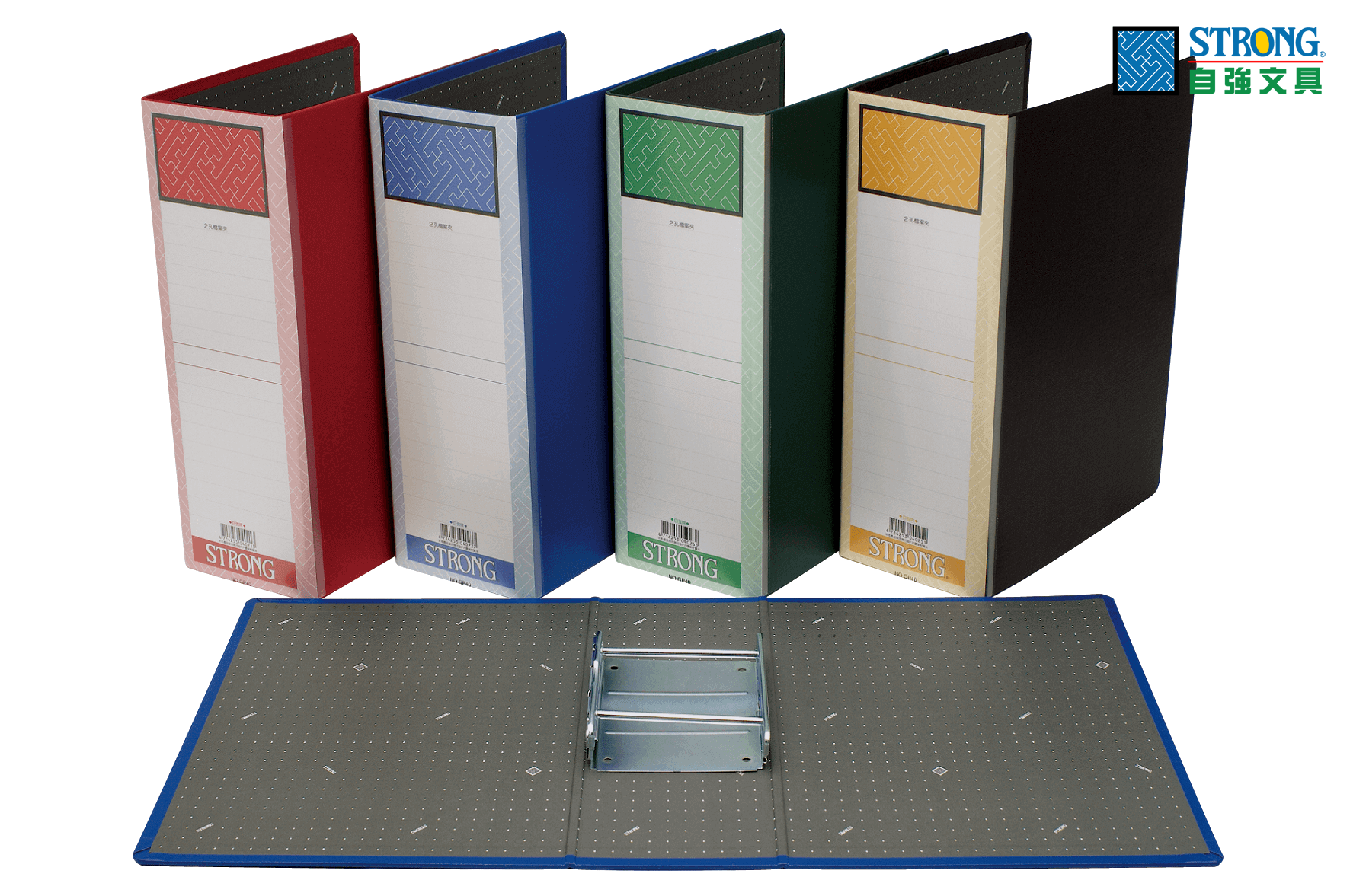 100 mm Pipe Type File, 2 Hole, Large Capacity, A4 Size, Red, Blue ...