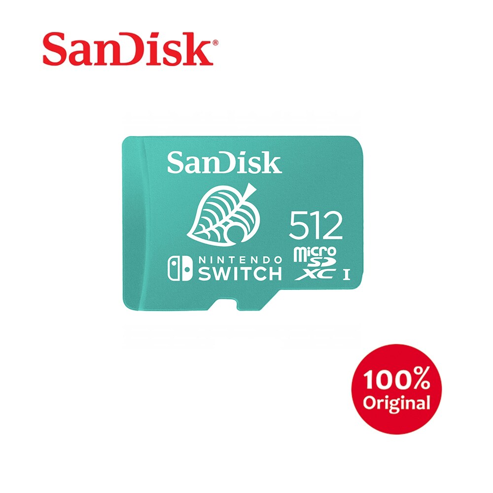 Sandisk Nintendo Switch Micro SD Card SDSQXAO-512G-GNCZN English ...