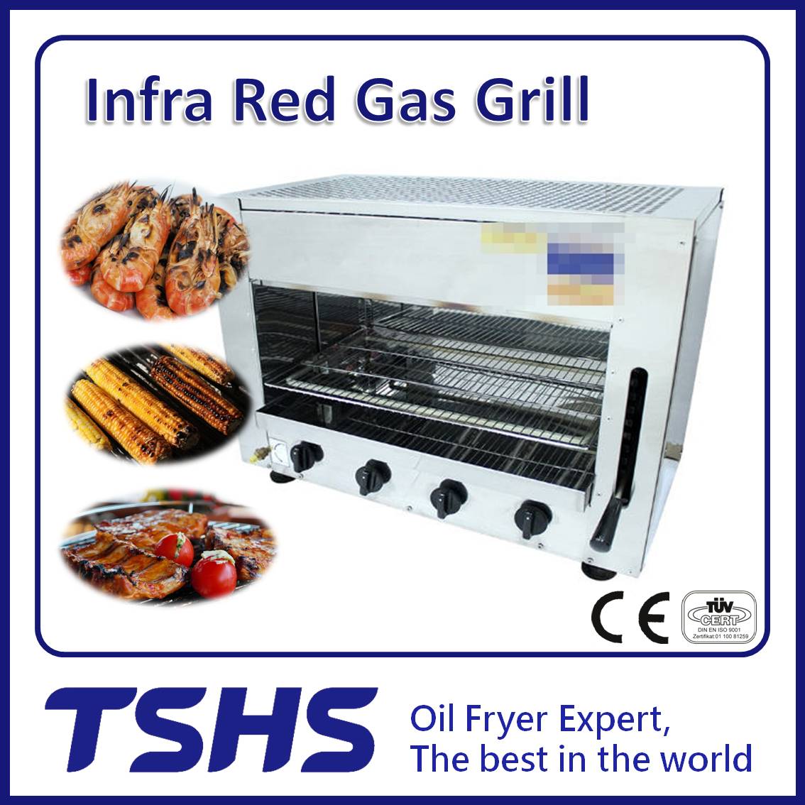 Kitchen Smokeless Outdoor Infrared Gas Grill Machine | Taiwantrade