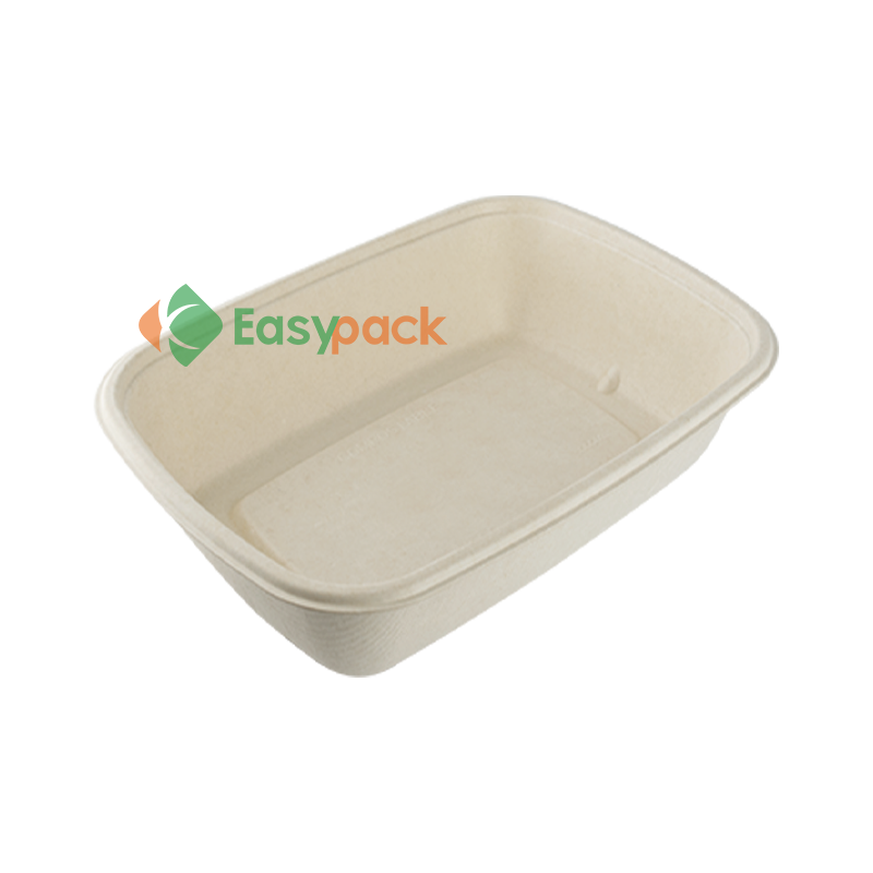 48 oz Rectangular Pulp Food Packaging Boxes with Lid | Taiwantrade