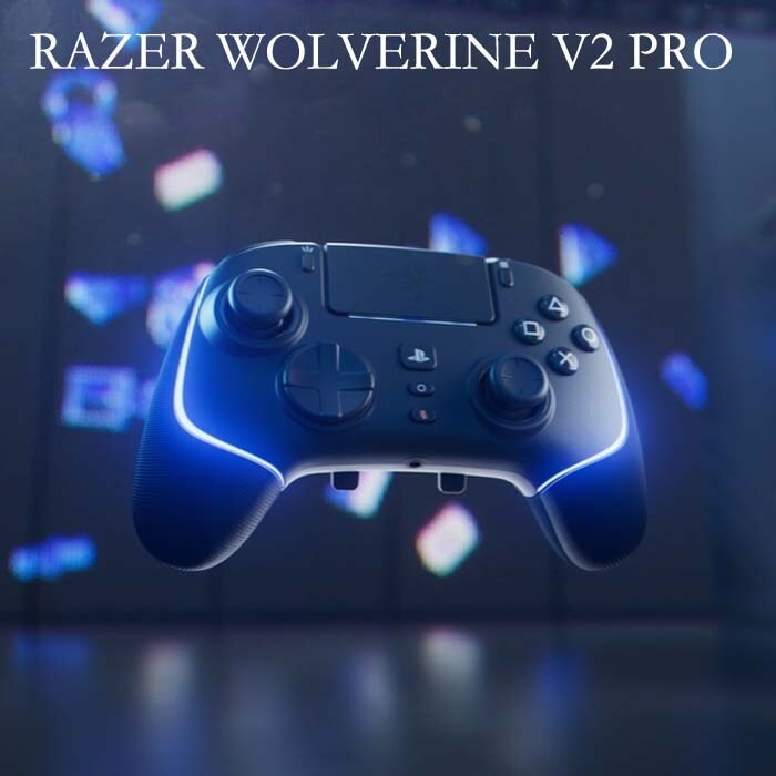 5Cgo RAZER WOLVERINE V2 PRO - Black PS5 Wireless Professional Game ...