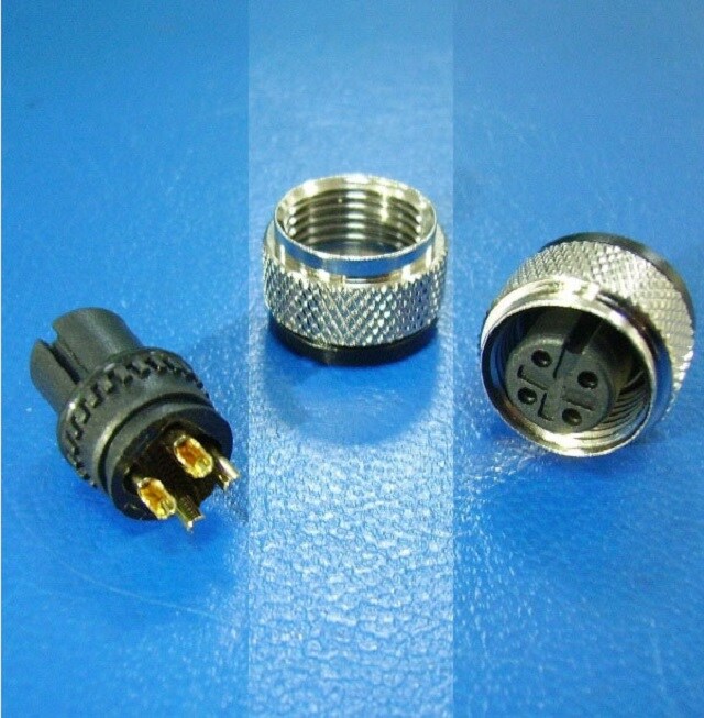 M12 4Pin Female Connector with Anti-Vibration detent | Taiwantrade
