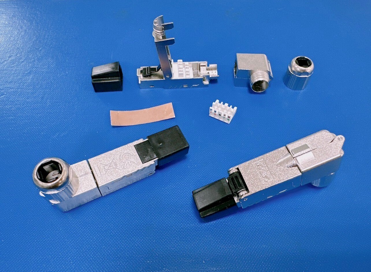 RJ45 CAT. 6A R/A SHIELDED PLUG, TOOLEST TYPE | Taiwantrade