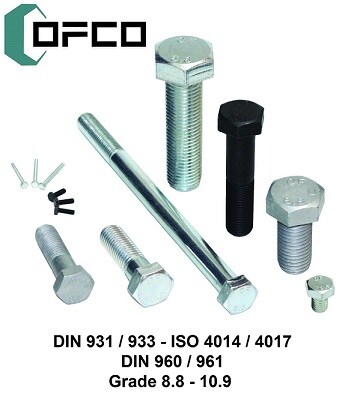 DIN 931/ISO 4014 HEX CAP SCREWS, Partial thread | Taiwantrade