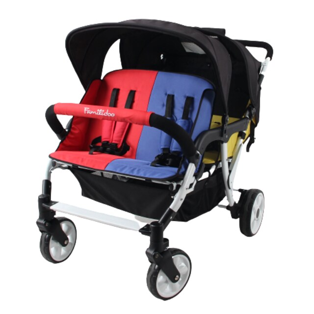 Daycare multi-Passenger stroller - 4 seater - 4 place Lidoo City H4e ...