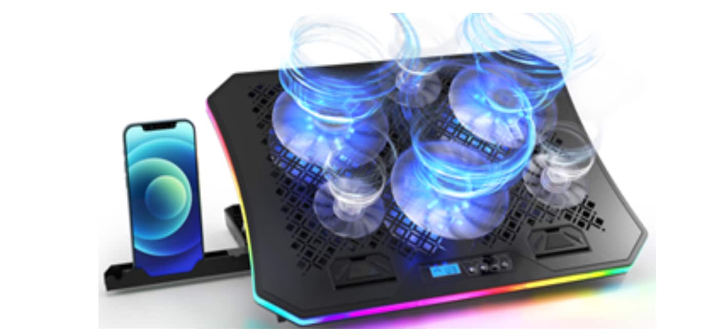 RGB Laptop stand with fan | Taiwantrade