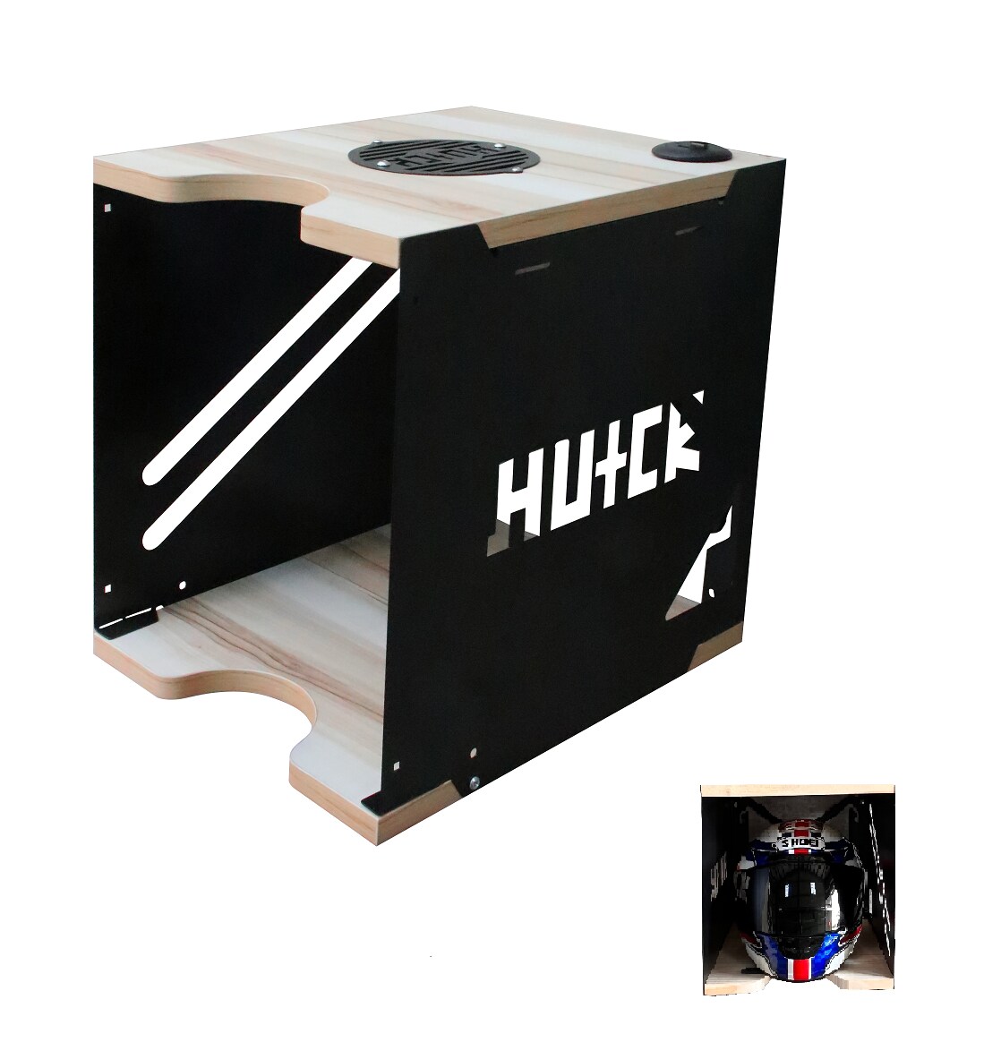 HUCK Helmet Dispaly Cabinet with Dryer | Taiwantrade