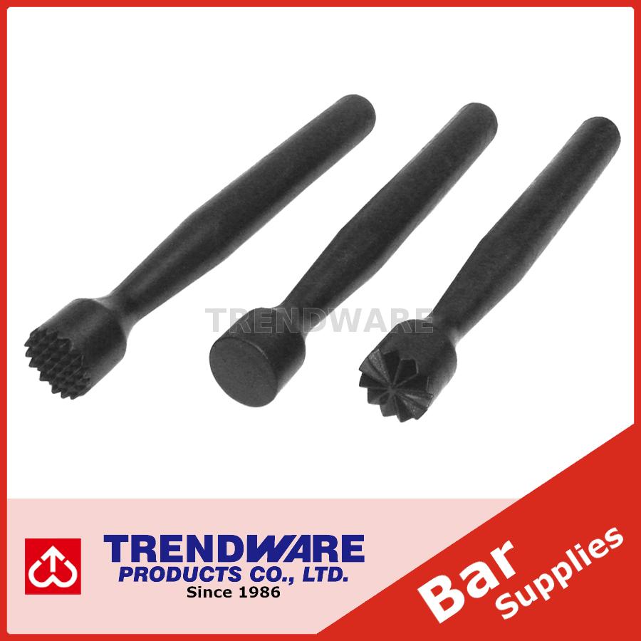 9" Black Solid Plastic Muddlers | Taiwantrade