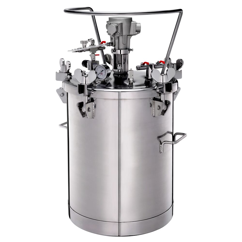 50L Paint pots Air pressure paint tank with air agitator mixer ...