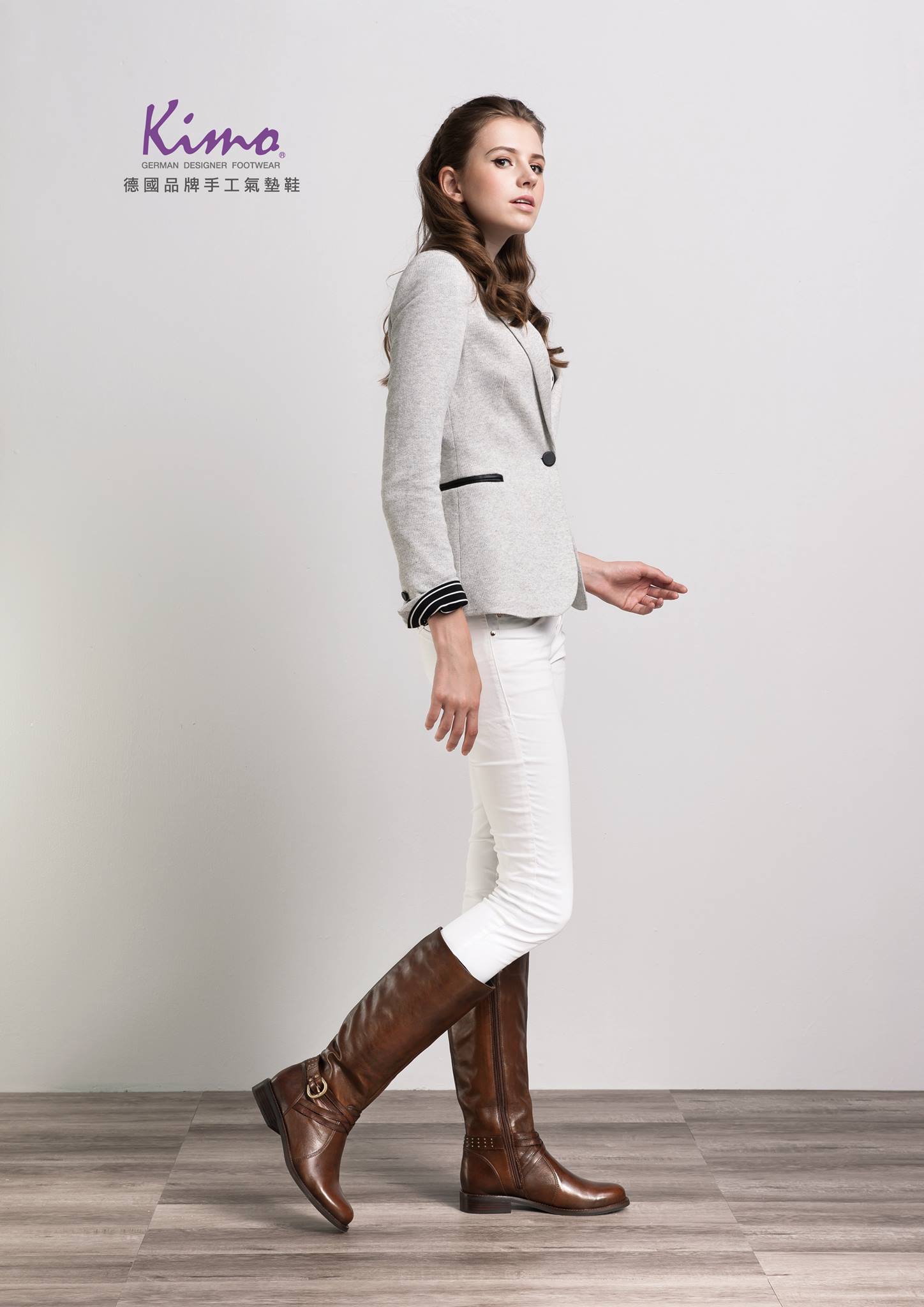 Kimo Brown Women's Leather Ankle Boots | Taiwantrade