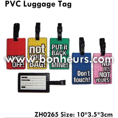 PVC LUGGAGE TAG | Taiwantrade